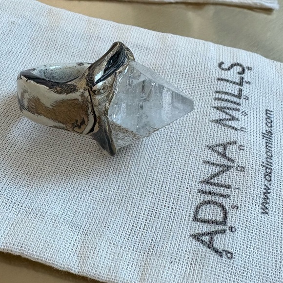 adina mills | Jewelry | Ooak Authentic Adina Mills White Quartz Pyramid ...